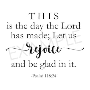 This is the Day the Lord Has Made Printable Farmhouse Wall - Etsy
