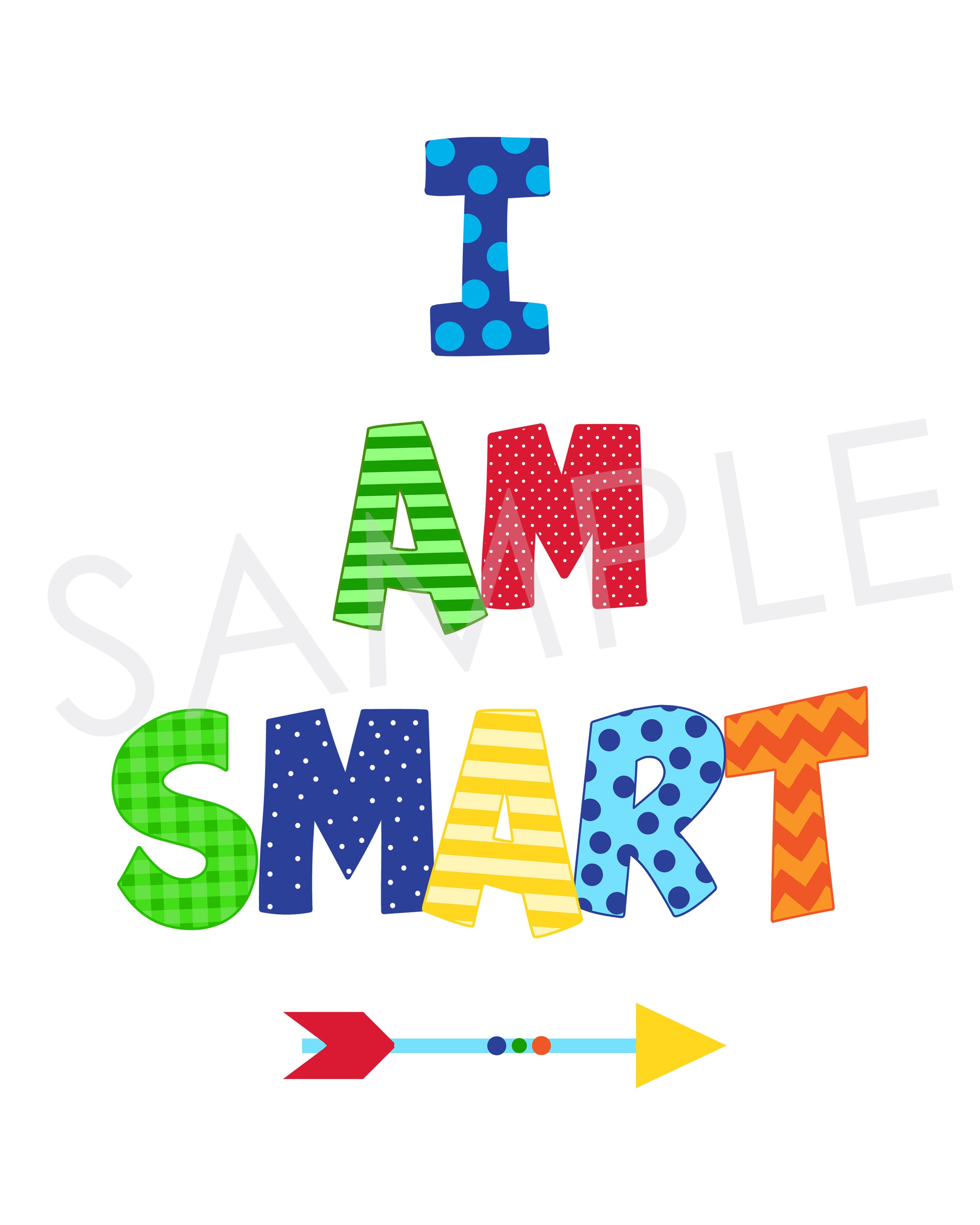 I Am Smart I Am Brave I Am Honest I Am Kind Printable Kids | Etsy