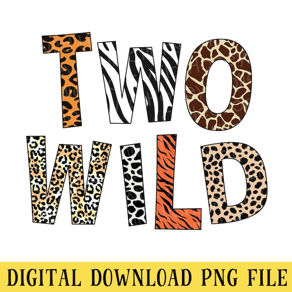 Two Wild Birthday - Etsy