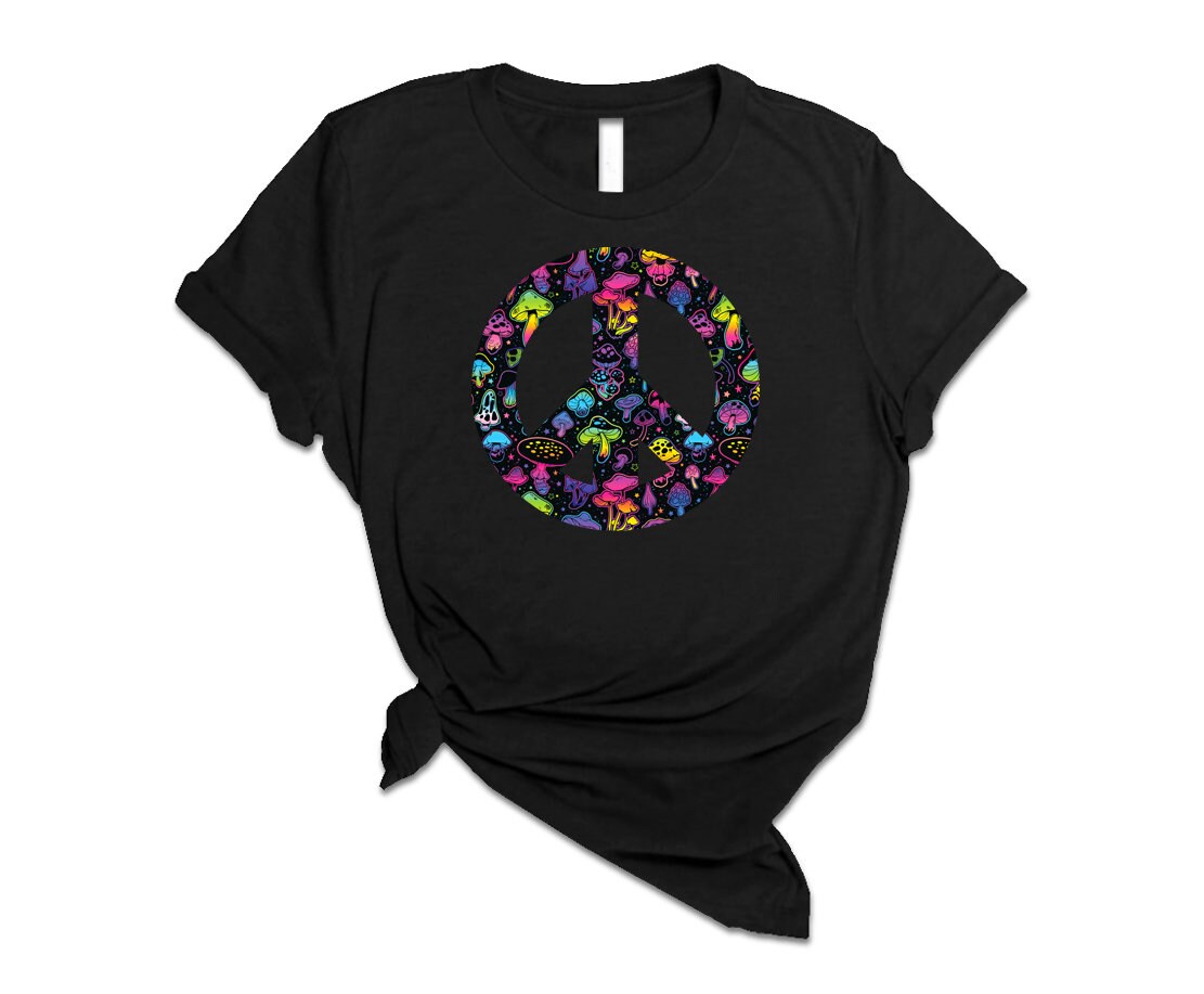 Mushroom Peace Signs PNG Files, Sublimation, Dtg, DIGITAL DOWNLOAD - Etsy