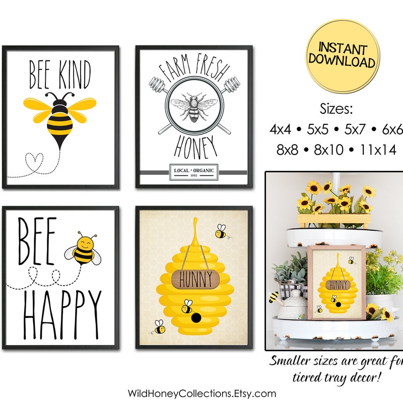 Bee Kind Printable - Etsy