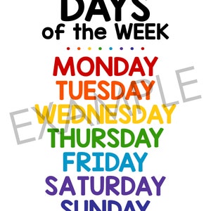 Kids Educational Printable Posters, Home School, Set of 6, Alphabet ...