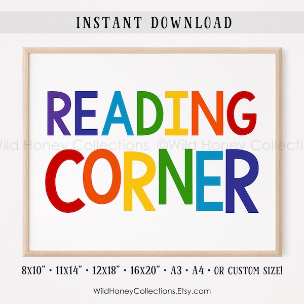 Reading Corner - Etsy