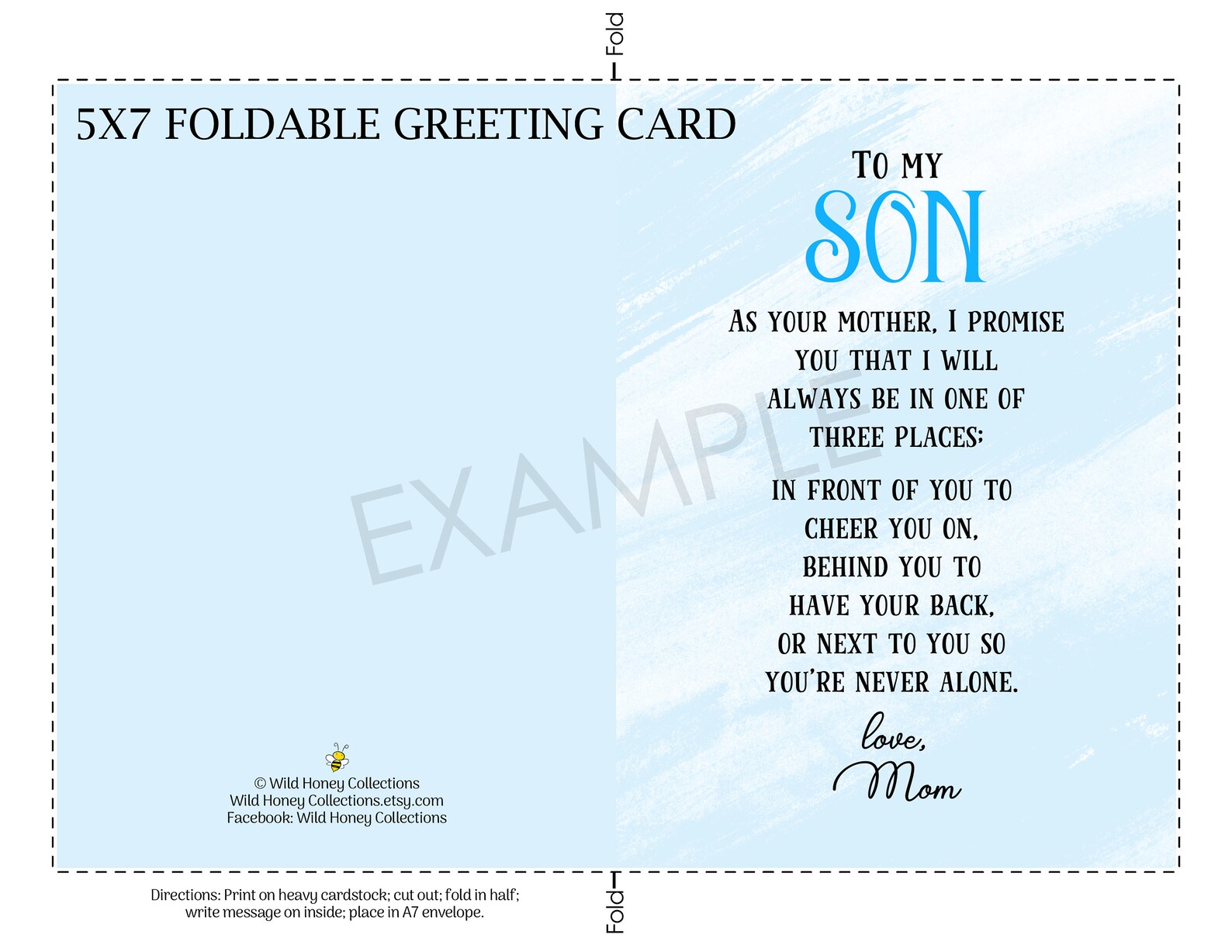 To My Son Printable Poem Mother to Son Gift Printable Wall | Etsy To My Son Printable Poem Mother to Son Gift Printable Wall | Etsy