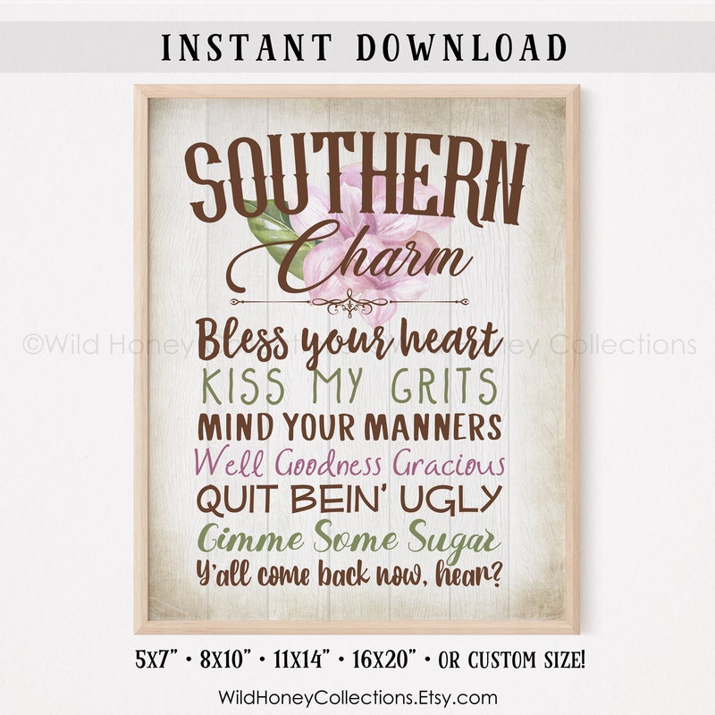Southern Quotes - Etsy