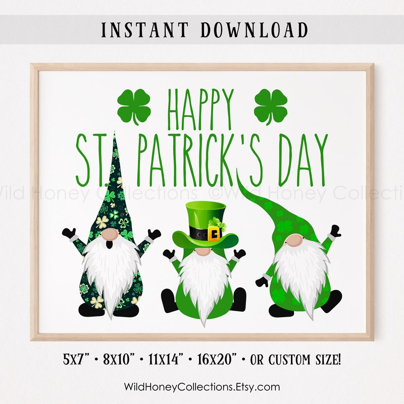 St Patrick Day Gnomes - Etsy