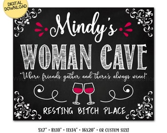 Woman Cave Sign - Etsy