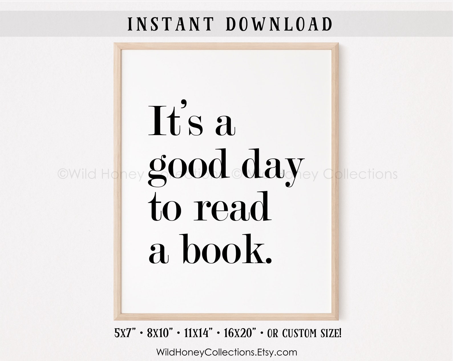 It's a Good Day to Read a Book Printable Quote Book - Etsy