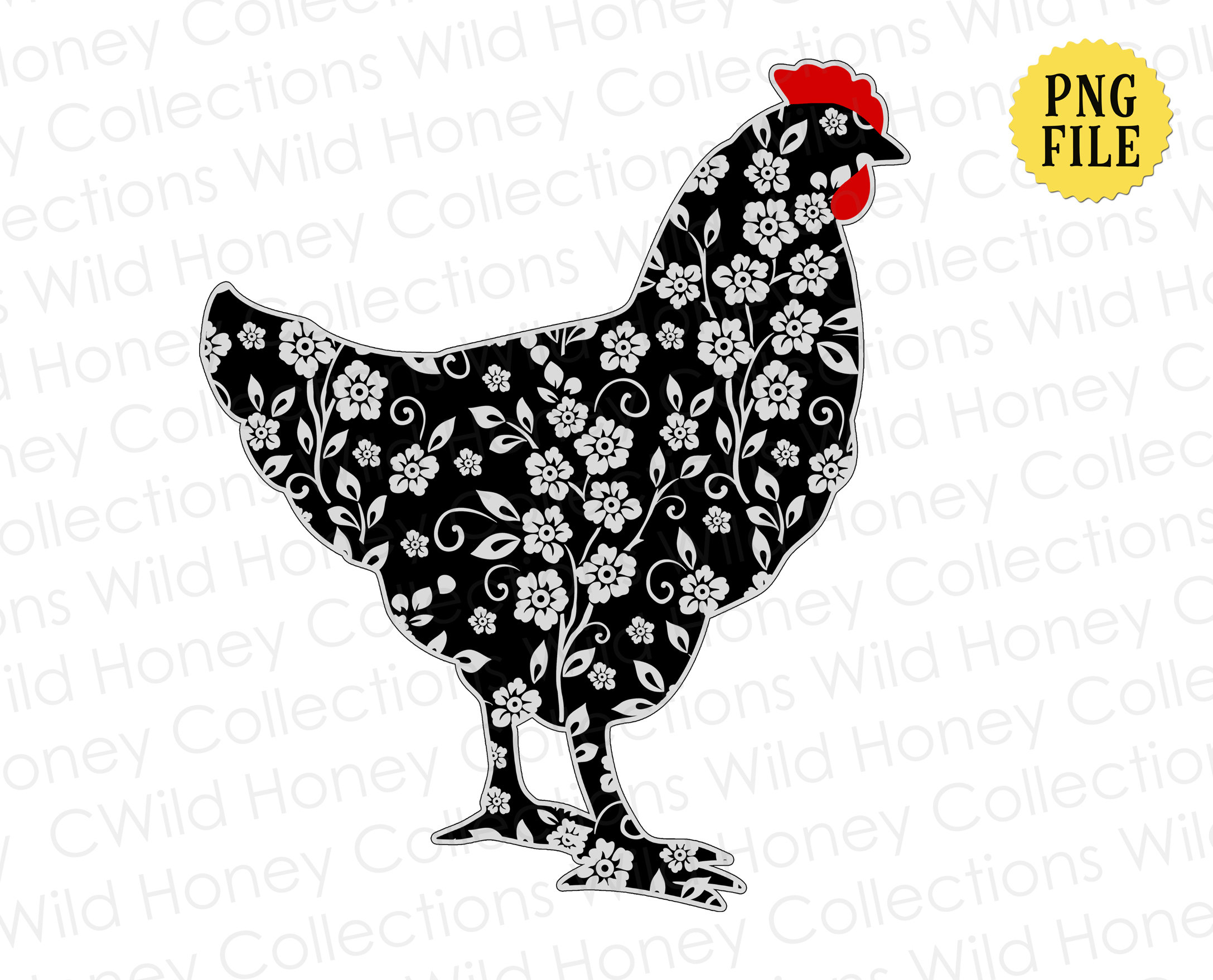 Hen Clip Art Black And White