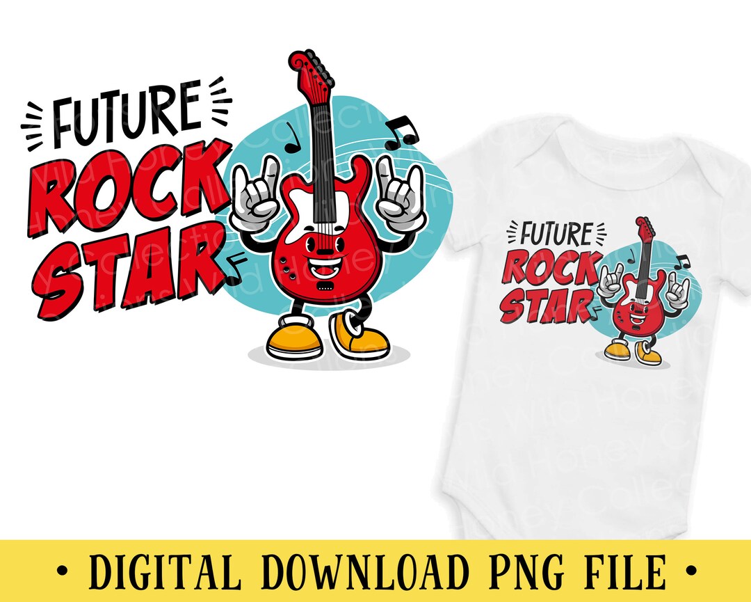 Future Rockstar, PNG File, Transparent File, Rock and Roll, Guitar ...