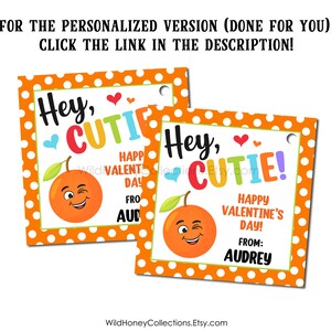 Valentine Cutie Gift Tags, Printable Kids Valentine's Day Tags ...