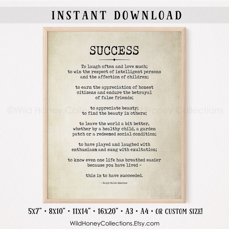 Success Quotes - Etsy