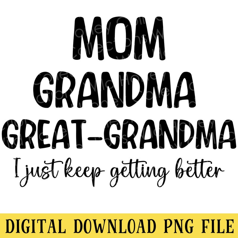 Mom, Grandma, Great Grandma - Etsy