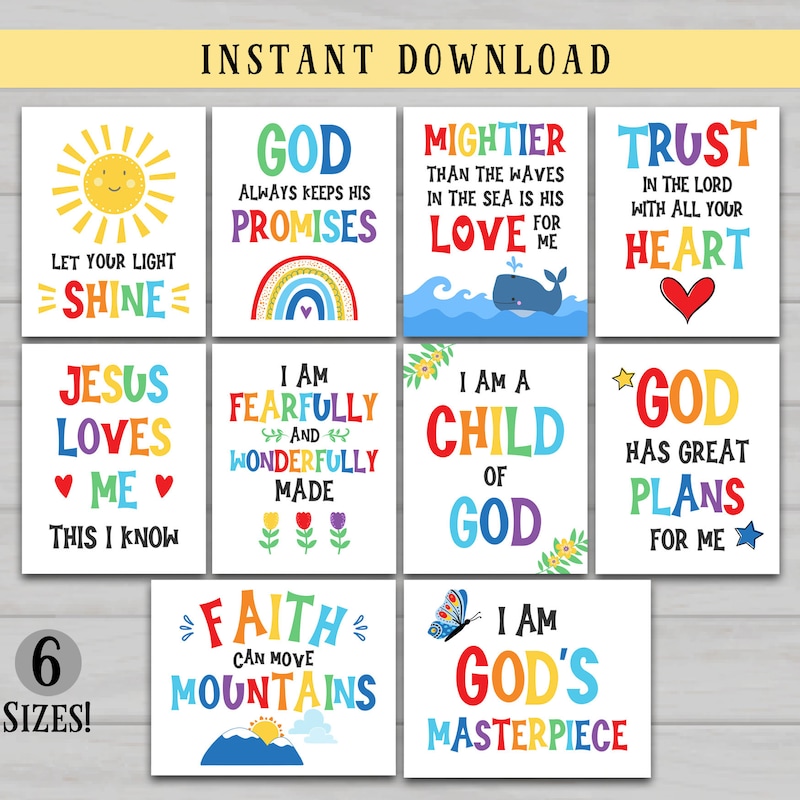Bible Verse Posters - Etsy