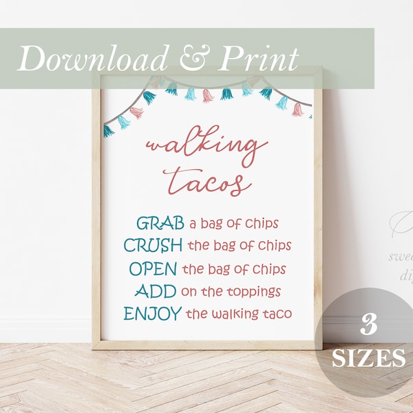 Taco Sign - Etsy