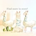 Llama Gift Tags Favor Tag Alpaca Baby Shower Birthday Digital Printable ...