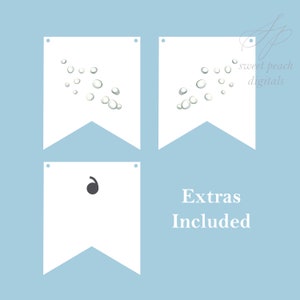 Whale Banner Large Bundle Ocean Under the Sea Party Baby Shower ...