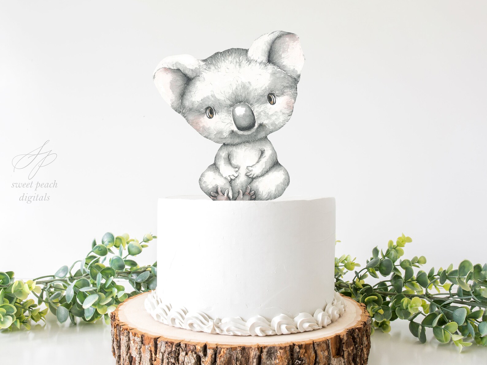 Koala Bear Topper Australian Digital Printable Birthday Cake - Etsy