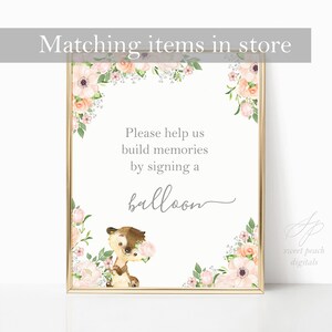 Otter Welcome Baby Shower Sign Woodland Forest Animal Digital Printable ...