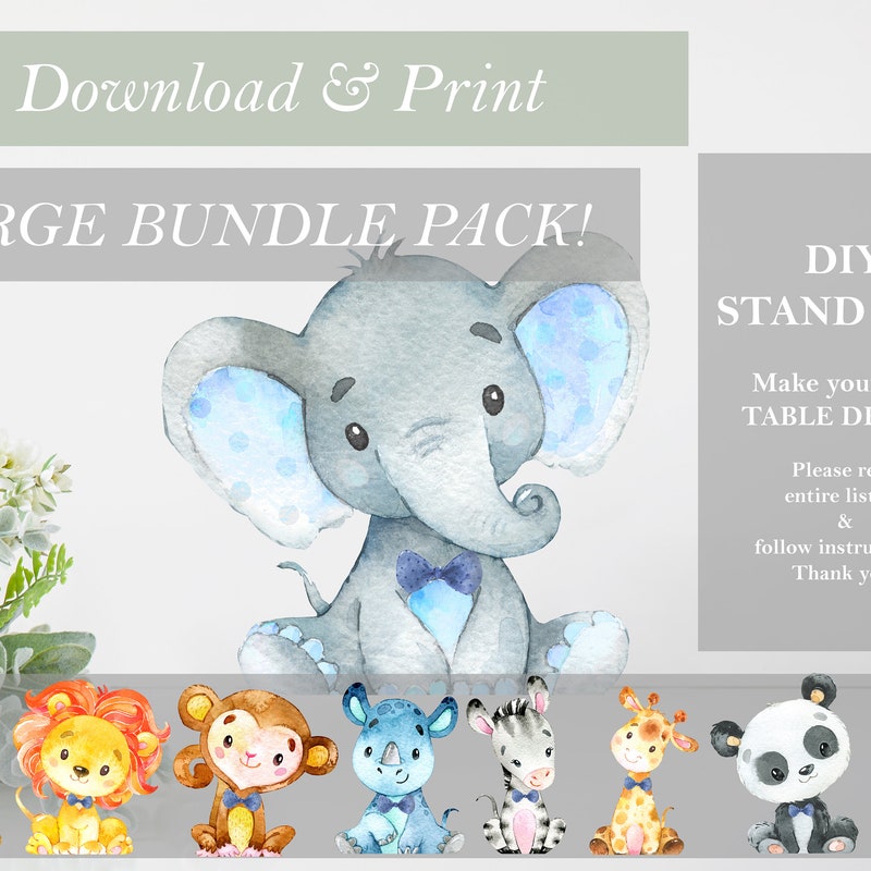 Safari Animal Cut Outs - Etsy