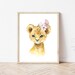 Boho Safari Set Nursery Decor Wall Art Printable Digital Print Lion ...