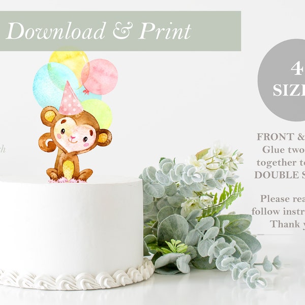 Jungle Cake Topper - Etsy