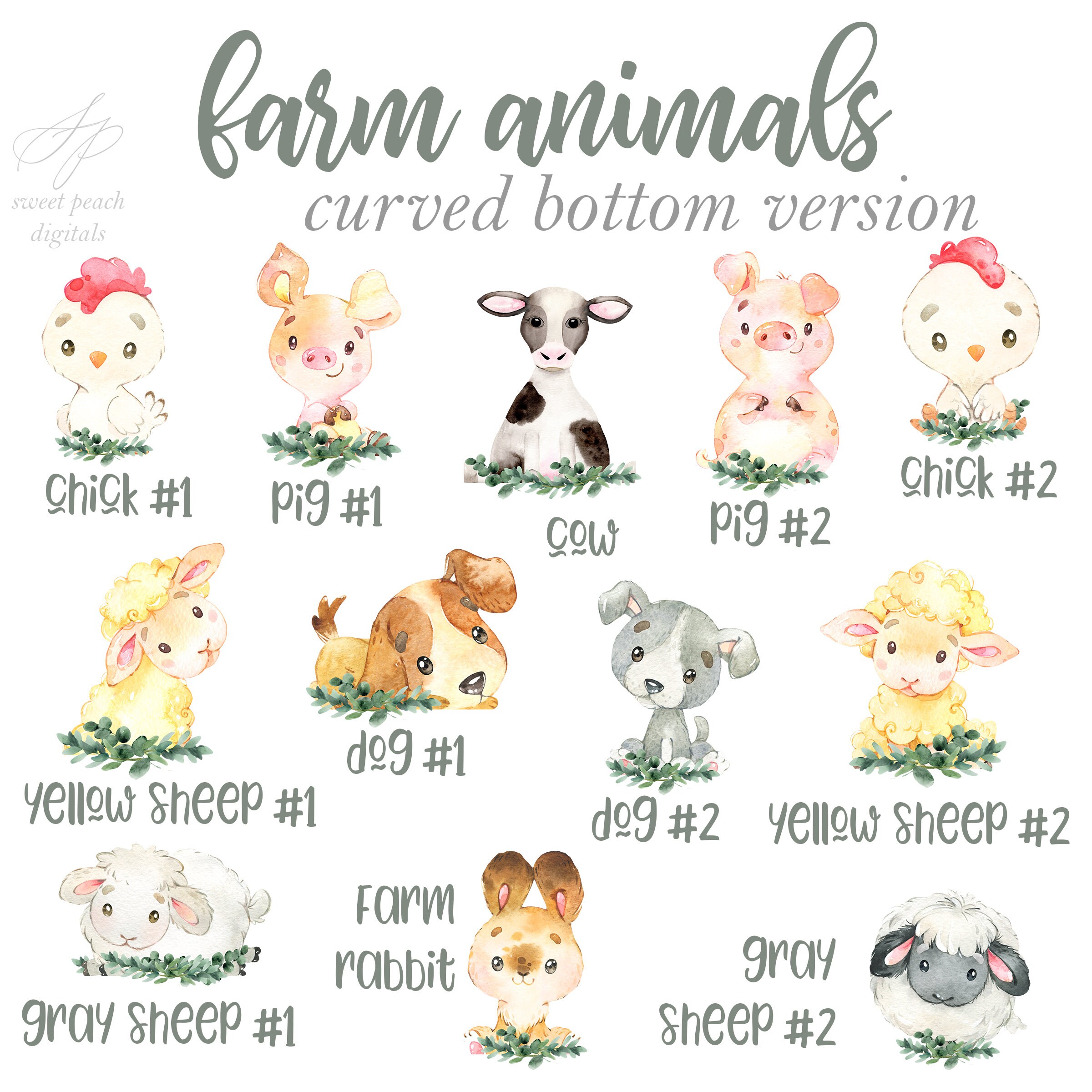 Wall Size Farm Cut Out Backdrop Printable Large Stand up - Etsy