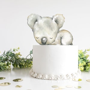 Koala Bear Topper Australian Digital Printable Birthday Cake Baby ...