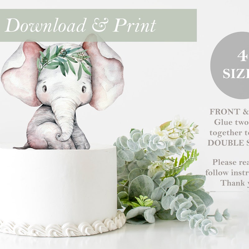 Elephant Centerpiece - Etsy