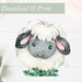 Sheep Lamb Table Decor Cut Out Digital Stand up Printable Farm Animal ...