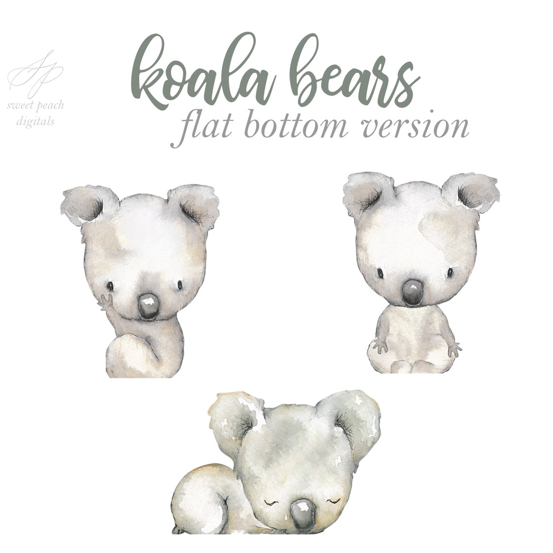 LARGE Koala Bear Baby Shower Decor Cut Out Printable Stand up - Etsy