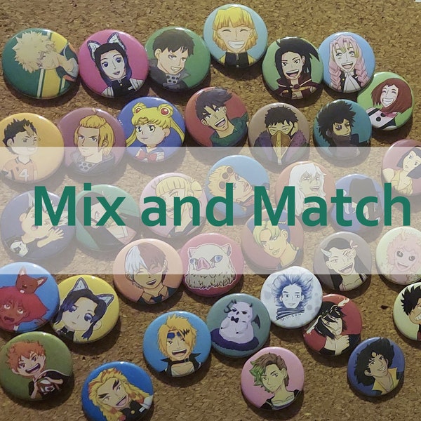 Anime Pins - Etsy
