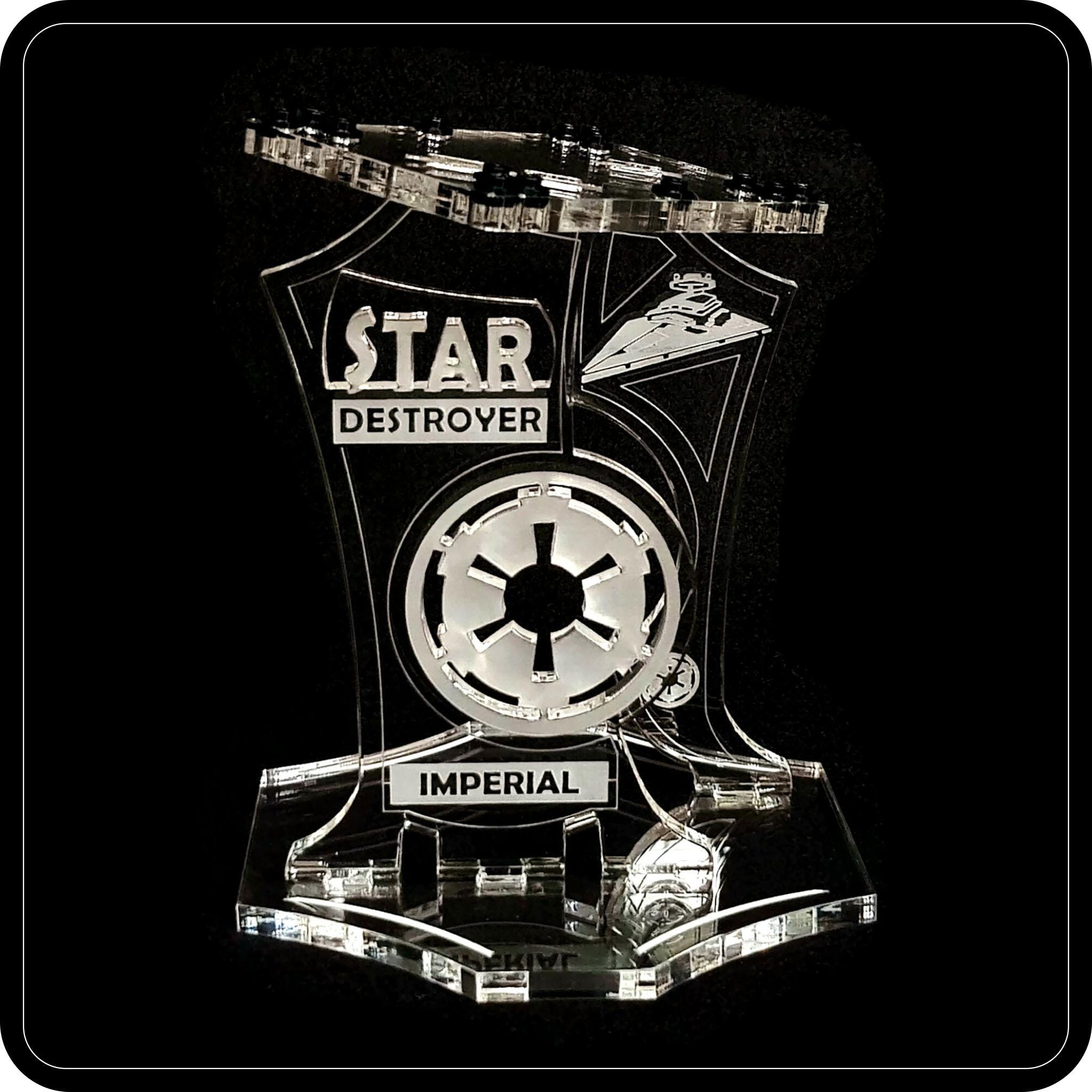 Display Stand 3D Angled for Lego 6211 and Lego 75055 Star Destroyer ...