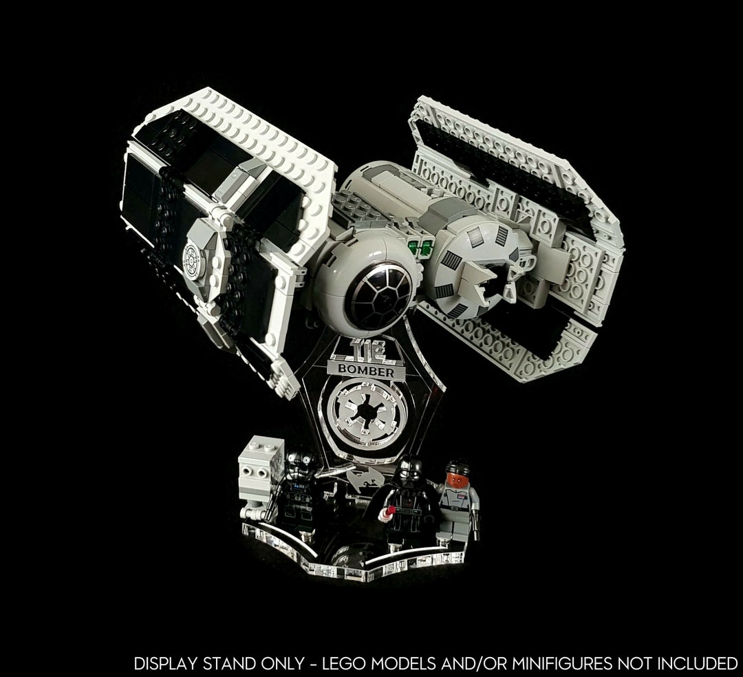 Display Stand Angled 3D for Lego 75347 TIE Bomber Minifigures Slots ...