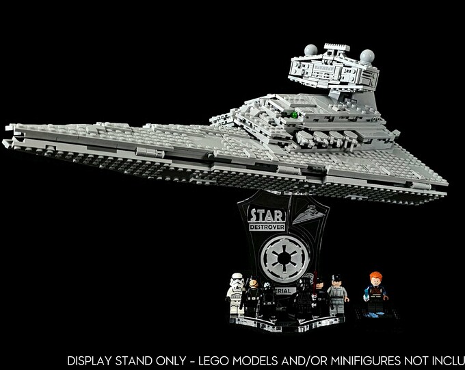 Display Stand 3D Angled slots for Lego 75394 Imperial Star Destroyer ...