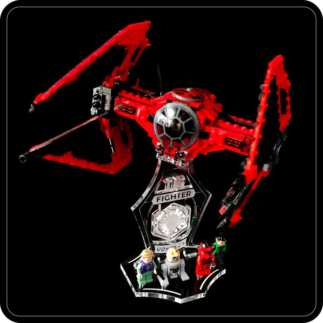 Display Stand 3D-ENGV Angled for Lego 75240 Major Vonreg's Fighter ...