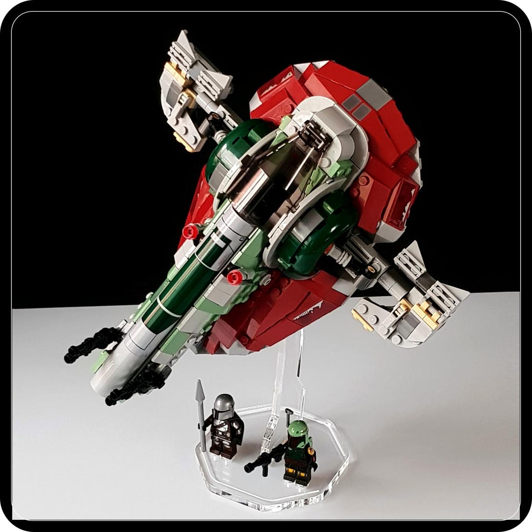 Display Stand Angled for Lego 75312 Boba Fett's Starship - Stand Only ...