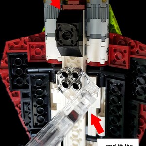 Display Stand Angled for Lego 75333 Obi Wan's Starfighter Minifigures ...