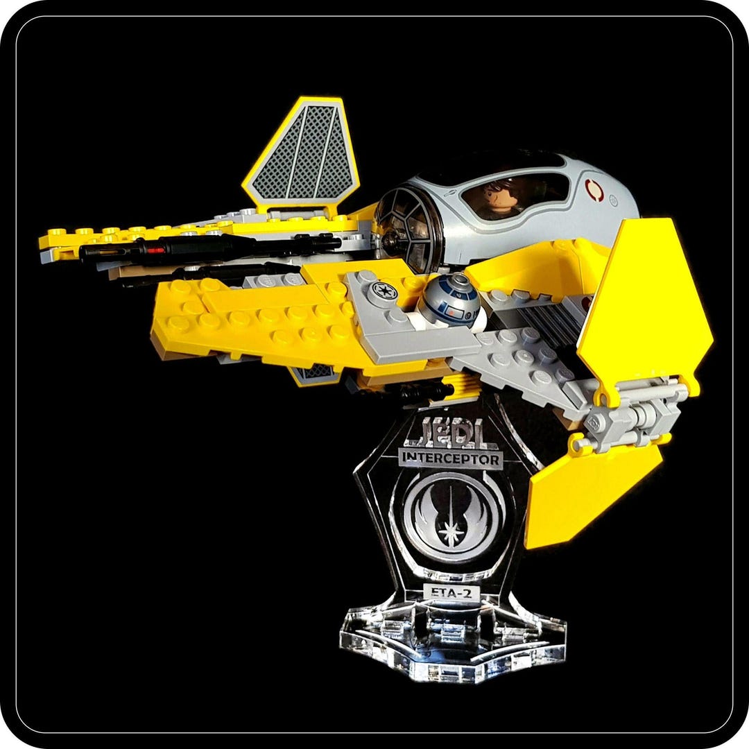 Display Stand Angled for Lego 75038 Jedi Interceptor (and 75281 ...