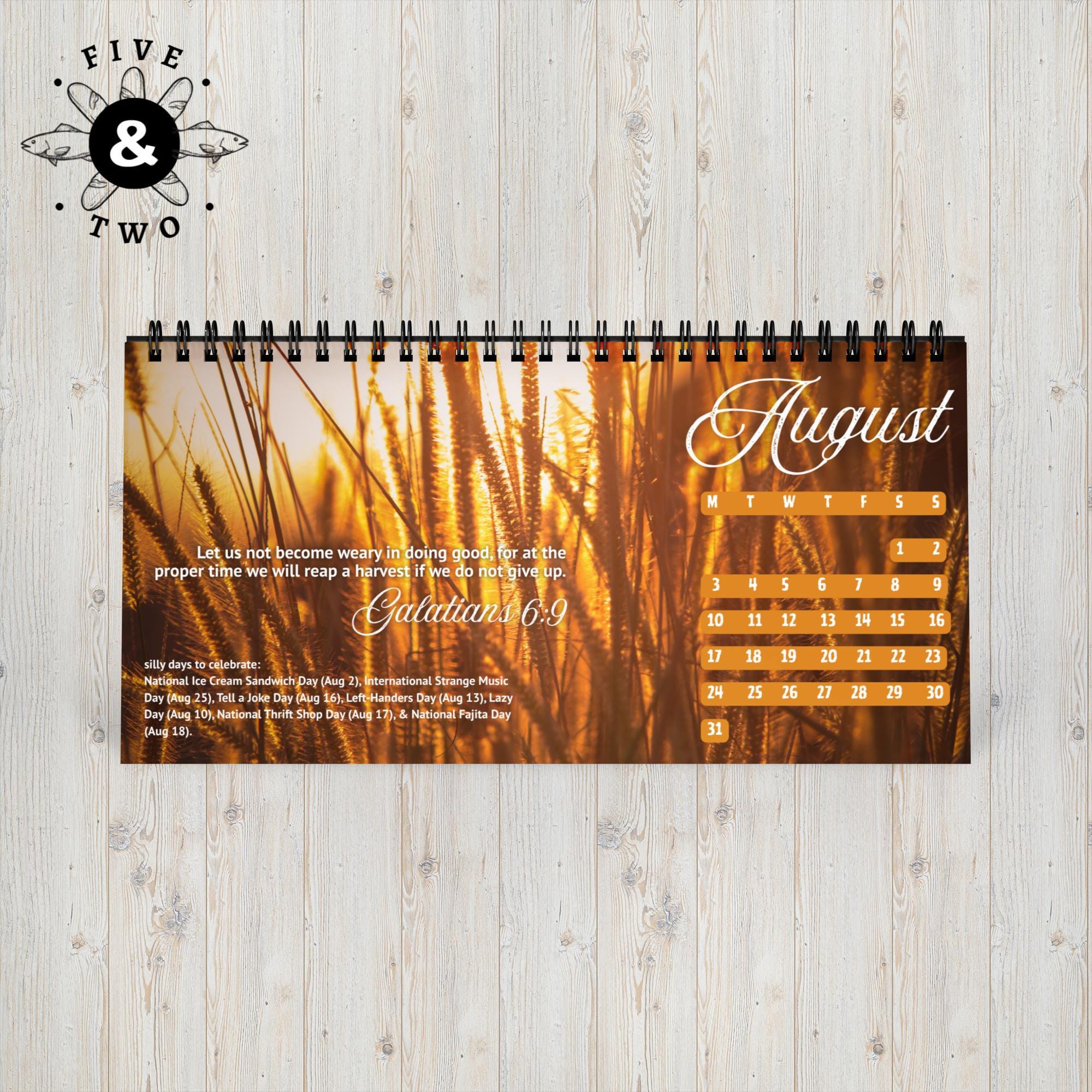 Bible Verse Desktop Calendar - Etsy