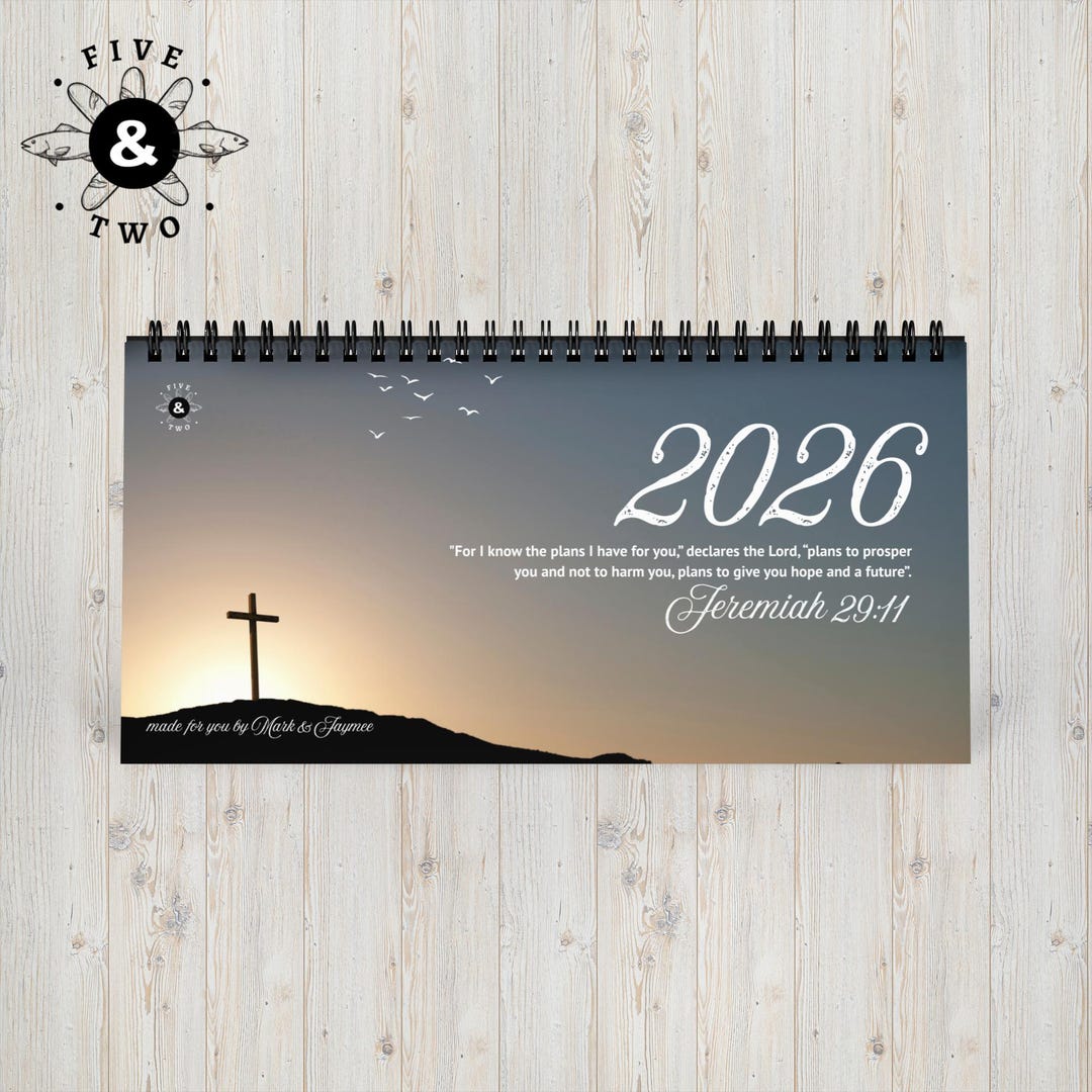 Bible Verse Desktop Calendar - Etsy