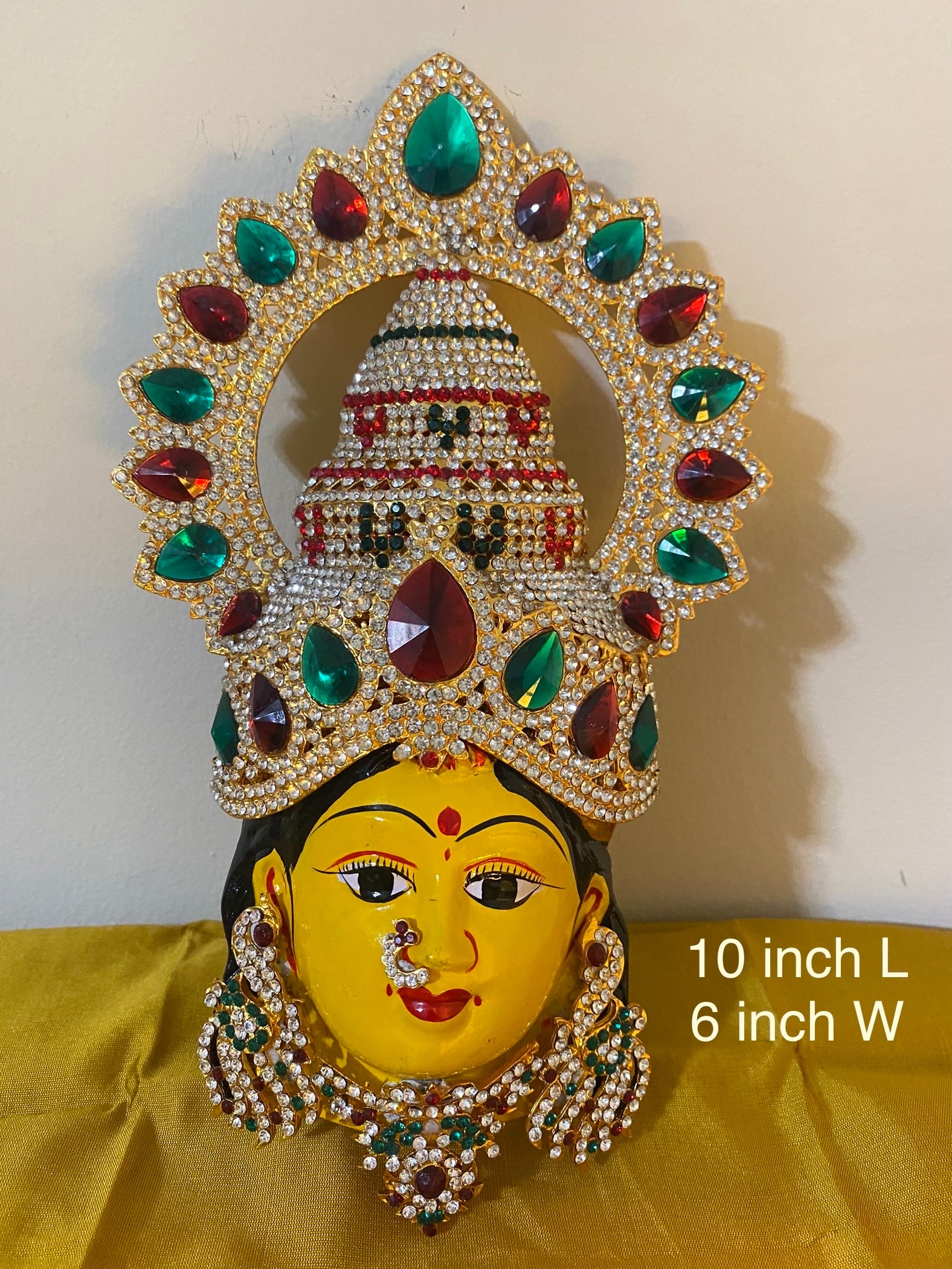 Varalakshmi Devi Face Idol/ Lakshmi Devi Face Idol/ Puja Idol ...