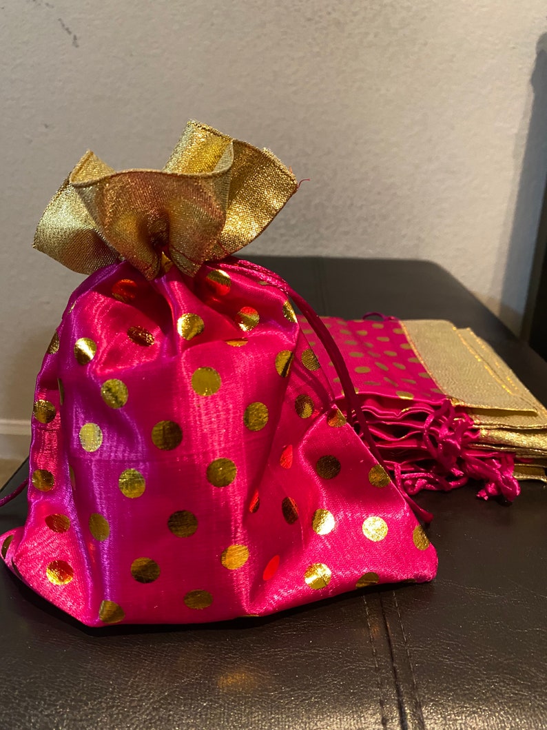 Tambulam Bags/return Gift Bags/ Festival/function/ Dark Pink Color - Etsy