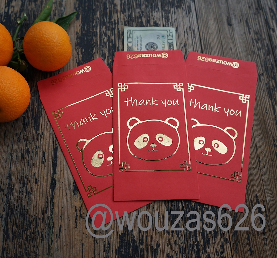 Lucky Red Envelopes Are Hand Drawn, Gold Embossed. Given Out on Special ...