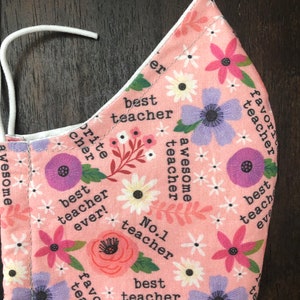 Back to School Mask - We Love Our Teachers! - Etsy