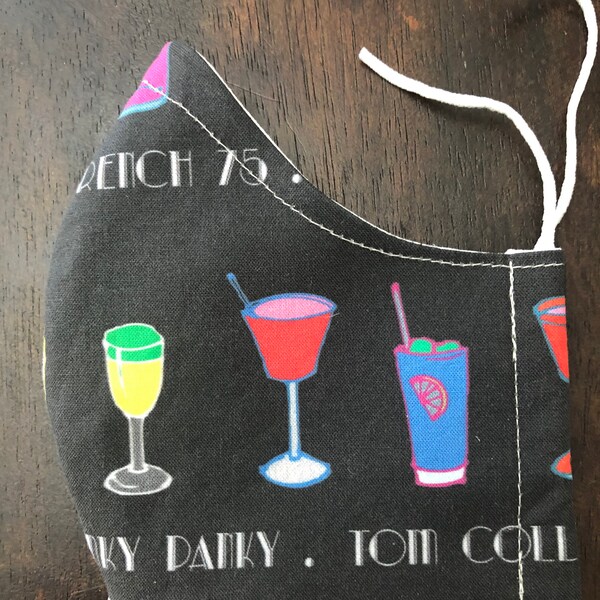 Cocktail Mask - Etsy