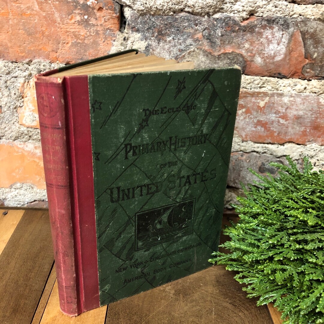 Antique Childs School Book 1884 the Eclectic Primary History - Etsy