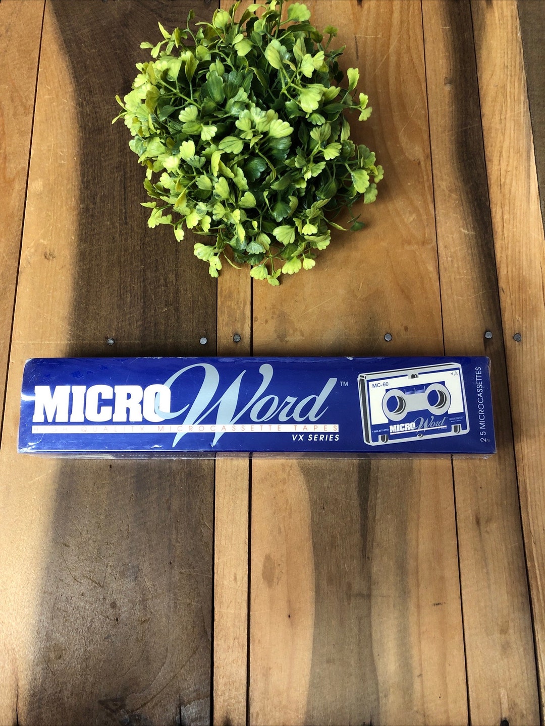 Vintage Micro Word High Quality Micro Cassette Tapes VX Series 25 Pack ...