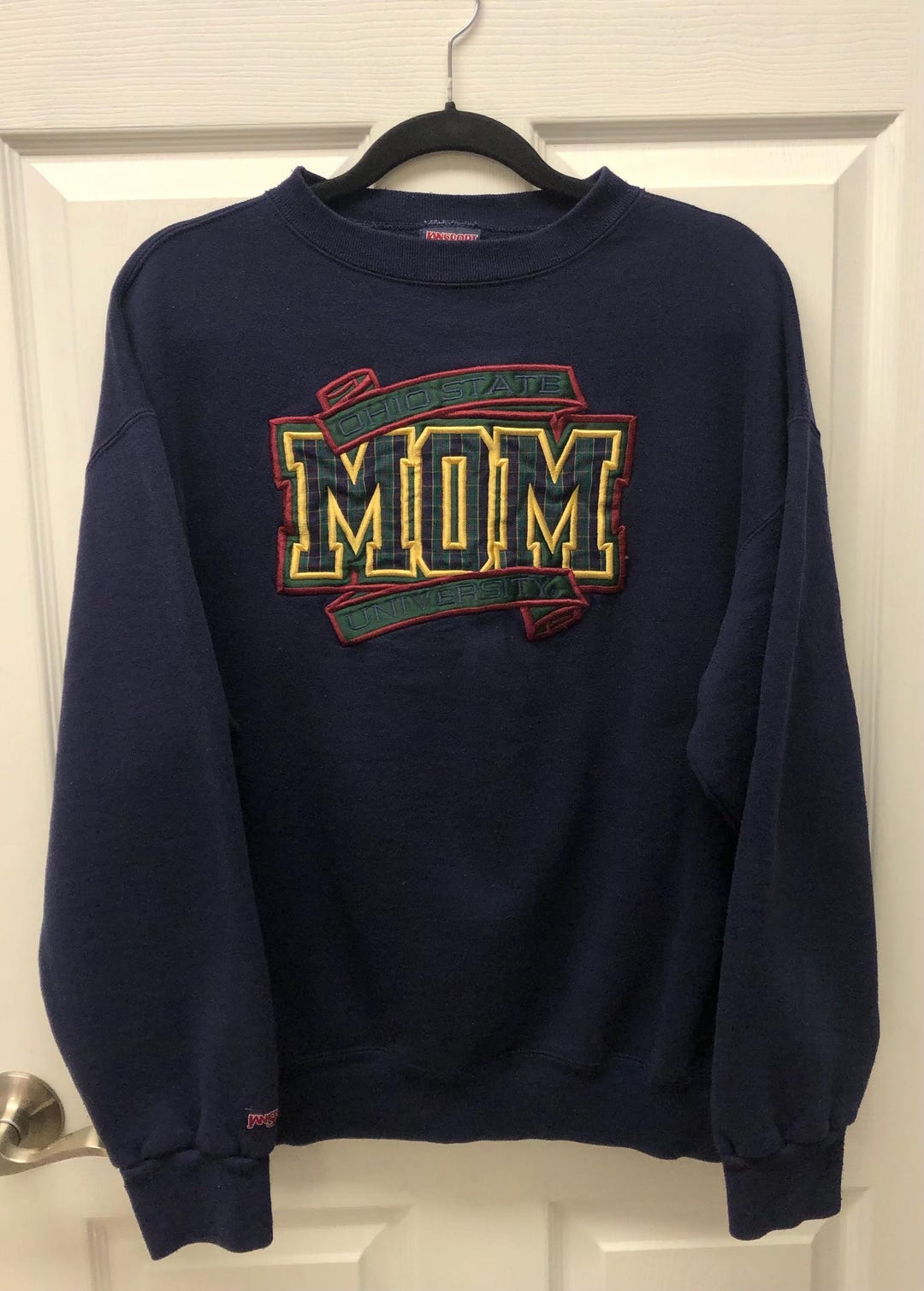 Vintage 90s Ohio State University Sweatshirt OSU Mom Crew Neck USA ...