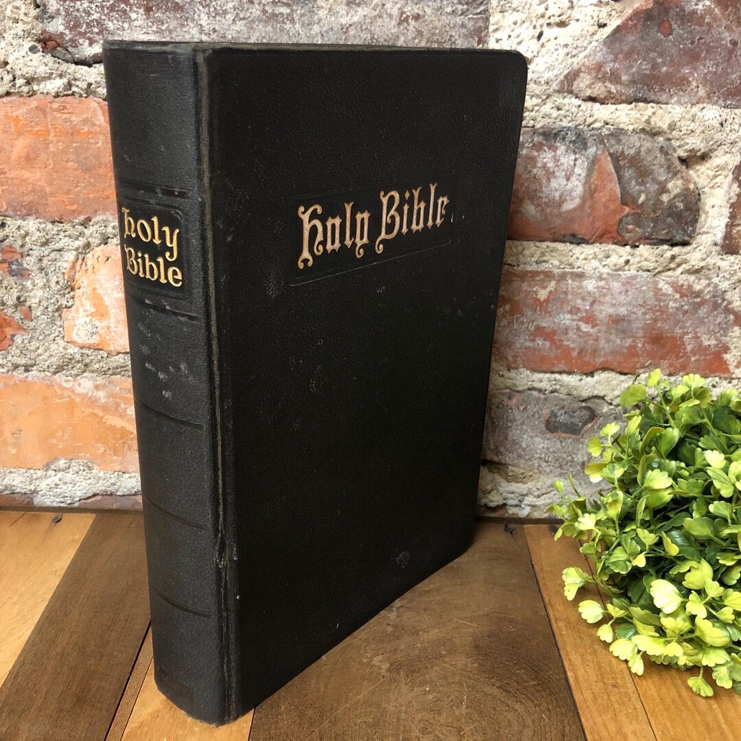 Vintage 1947 Holman Home Bible Maps Index Prayers With Tom-galloway ...